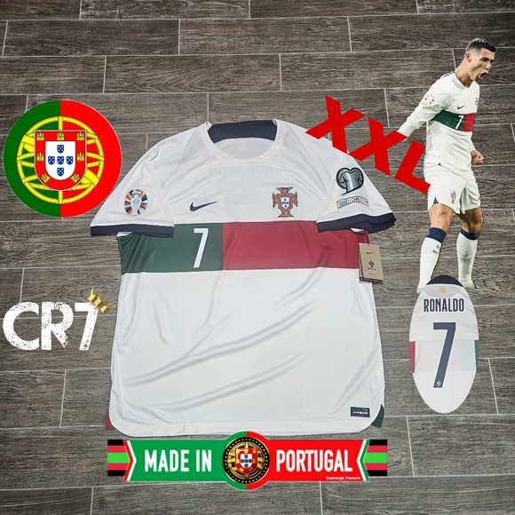 Nike | Shirts | Nike Portugal Fpf Cristiano Ronaldo 7 2222023 Away ...
